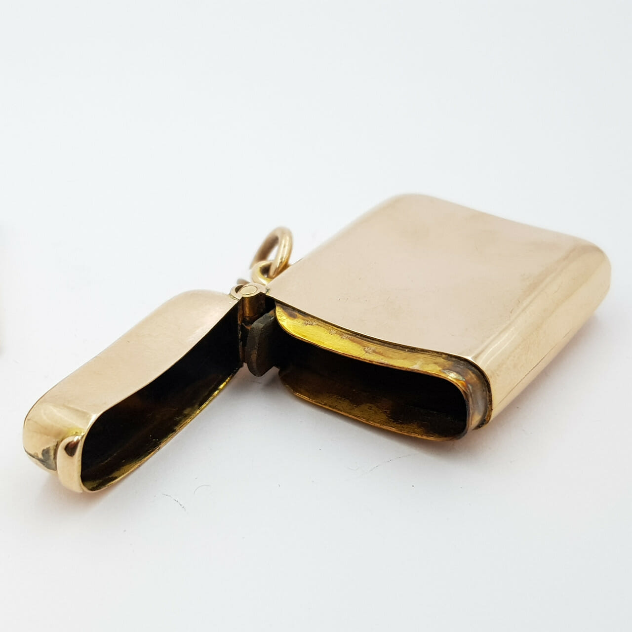 9ct Antique Yellow Gold Vesta Case With Matches Circa 1901 #46928 ...