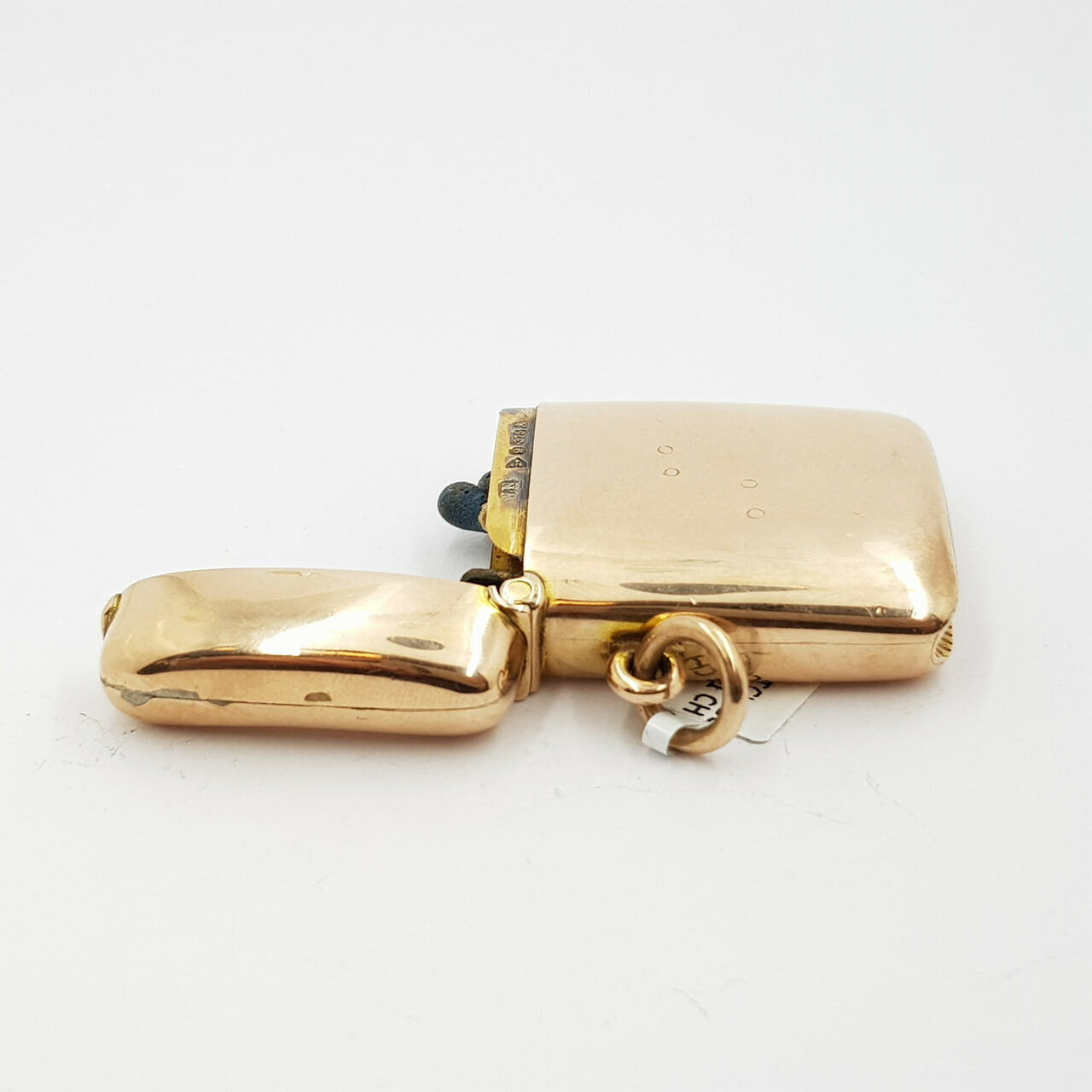 9ct Antique Yellow Gold Vesta Case With Matches Circa 1901 #46928 ...