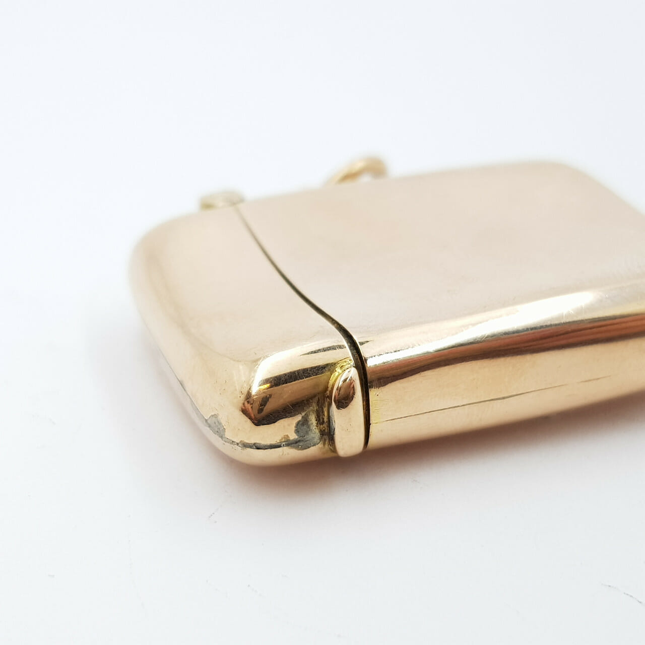 9ct Antique Yellow Gold Vesta Case With Matches Circa 1901 #46928 ...