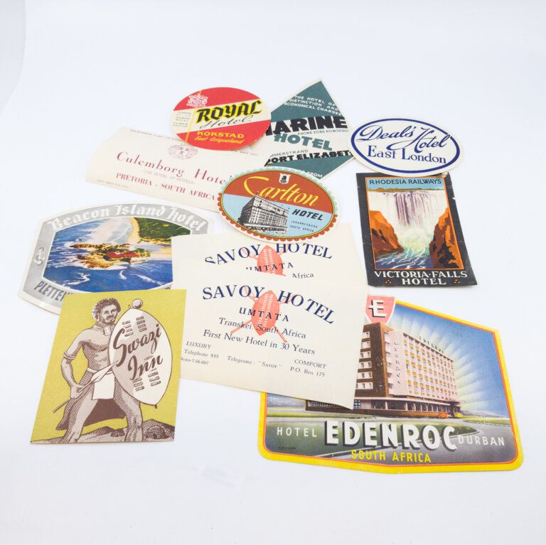 Vintage Luggage Labels Stickers Huge Collection 150+ (Europe Asia ...