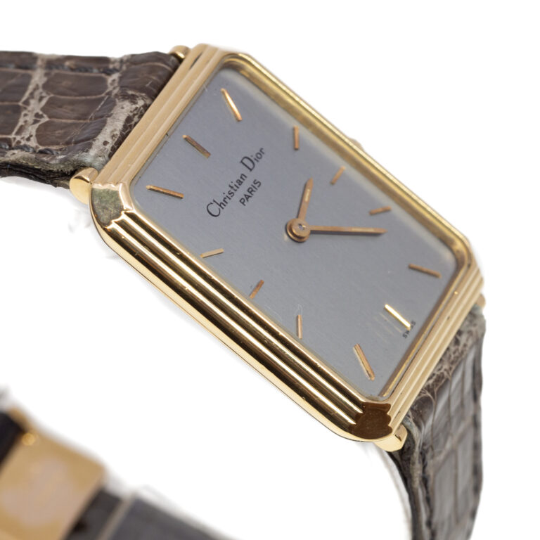 Vintage Christian Dior Solid 18ct Yellow Gold Manual Watch (Serviced ...
