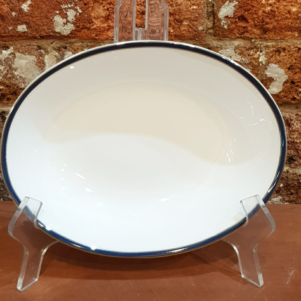 Royal Doulton Signture Blue Open Oval Bowl - In Box (Near-New Condition ...