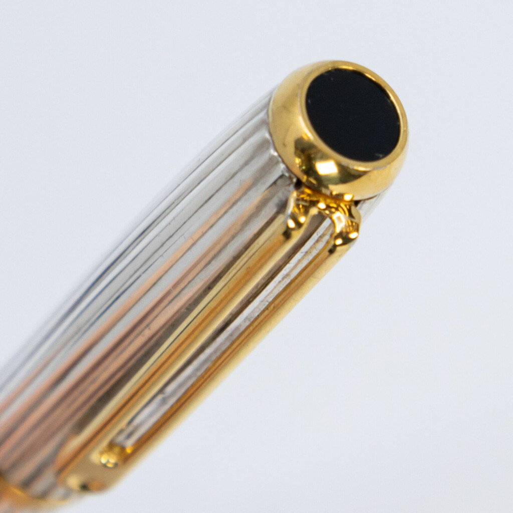 Inoxcrom Sterling Silver Ballpoint Pen Godron Pattern #59612 - Monty's