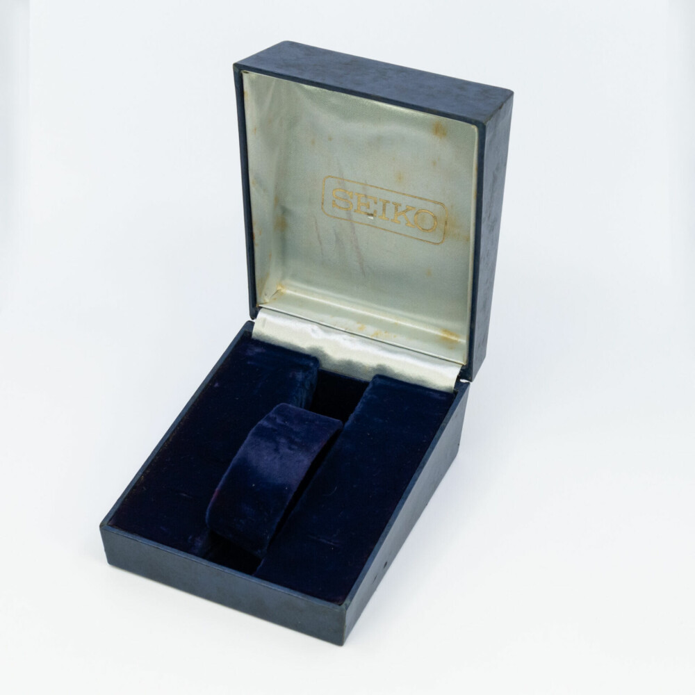 Vintage Seiko Blue Watch Box (1970S) #58772-1 - Monty's