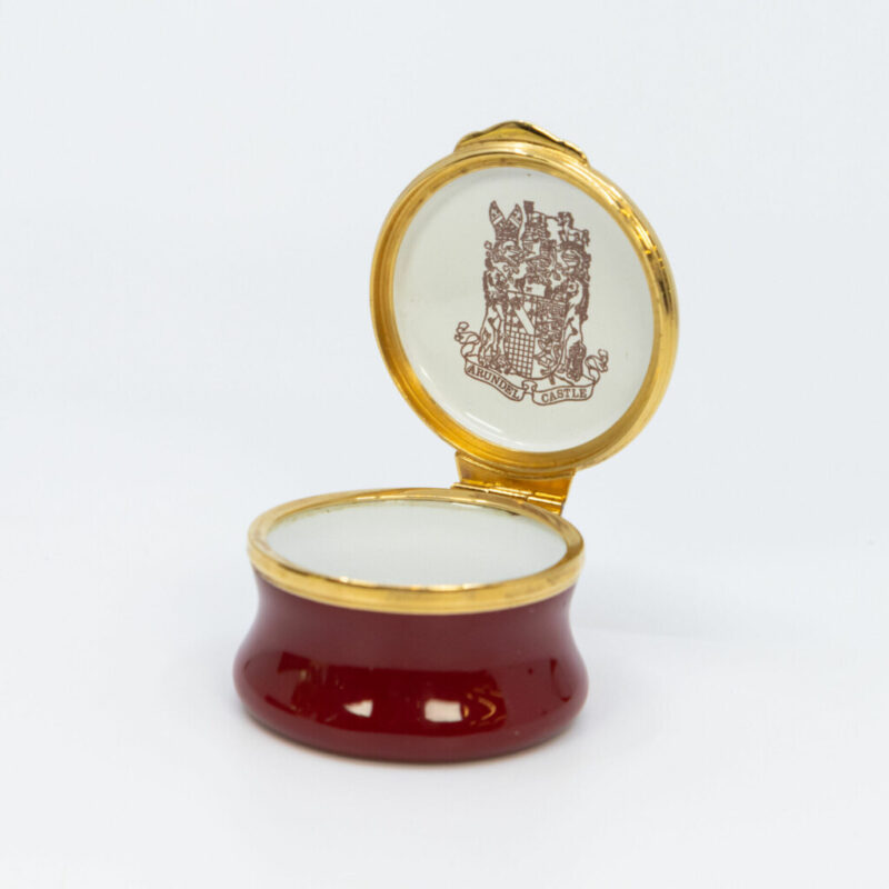 Crummles Pill / Trinket Box English Enamels Arundel Castle - In Box #60553 - Monty's