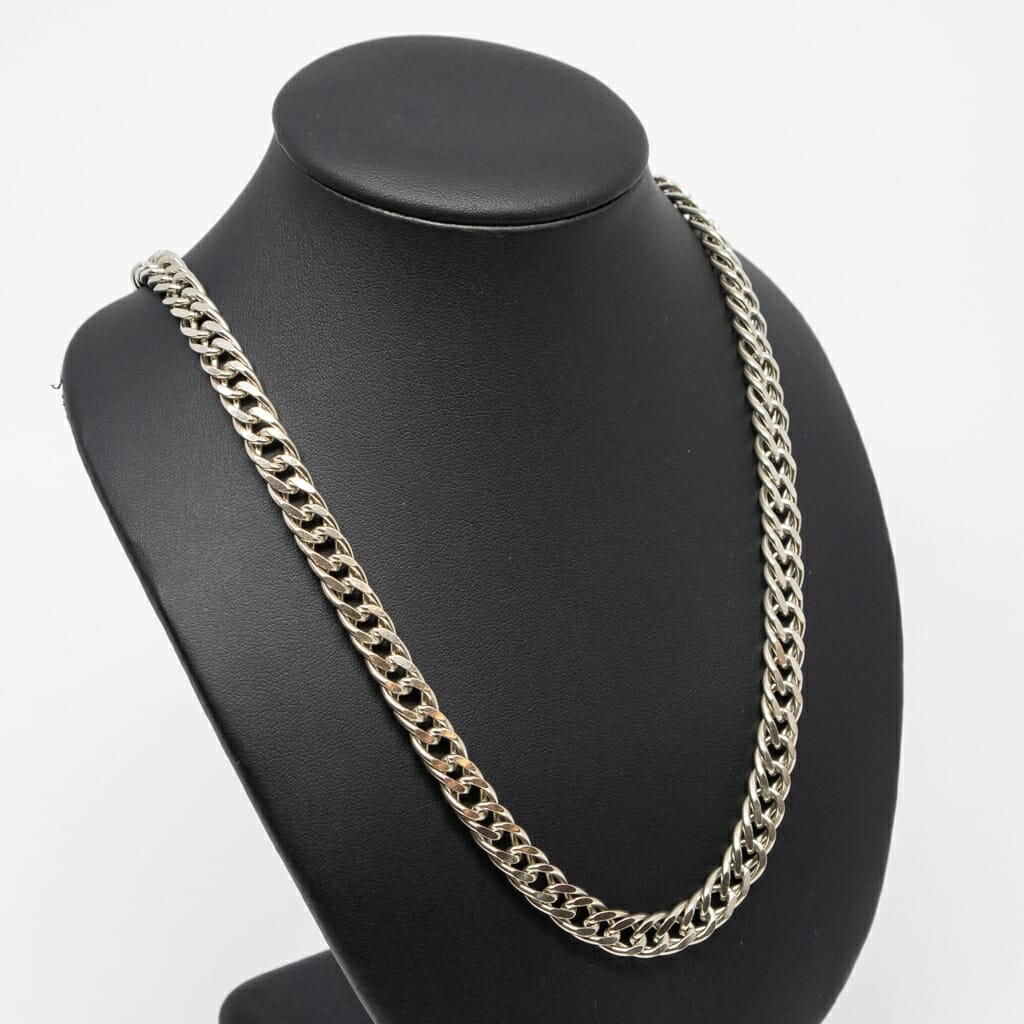 Sterling Silver Heavy Curb Link Chain Necklace 66cm 73.4gr #10468 - Monty's