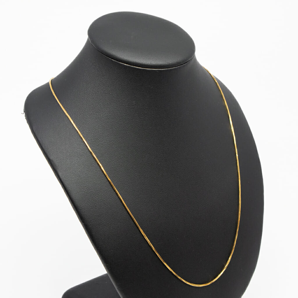 22ct Yellow Gold Snake Link Chain Necklace 48cm (9ct Clasp) #61194 ...