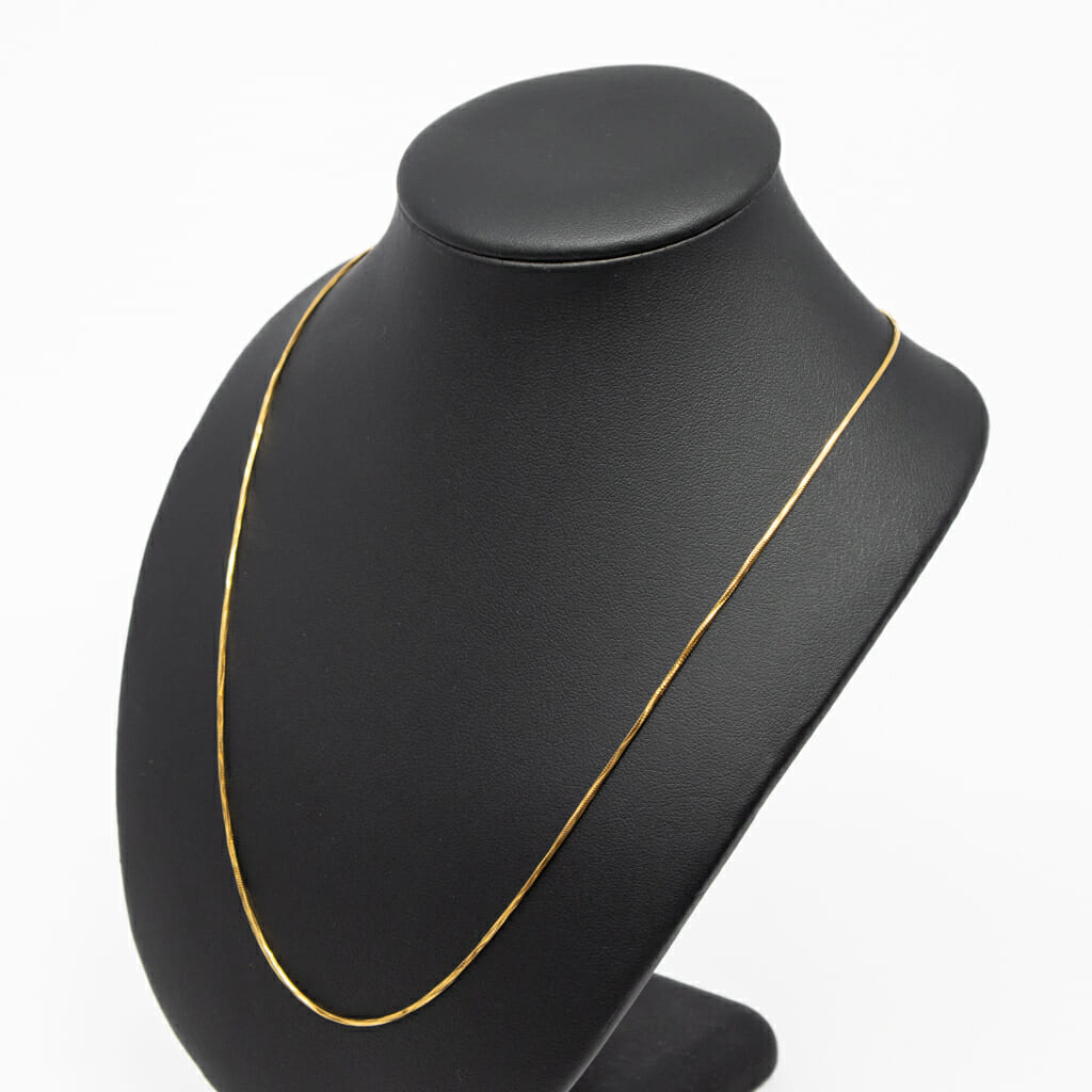 22ct Yellow Gold Snake Link Chain Necklace 48cm (9ct Clasp) #61194 ...