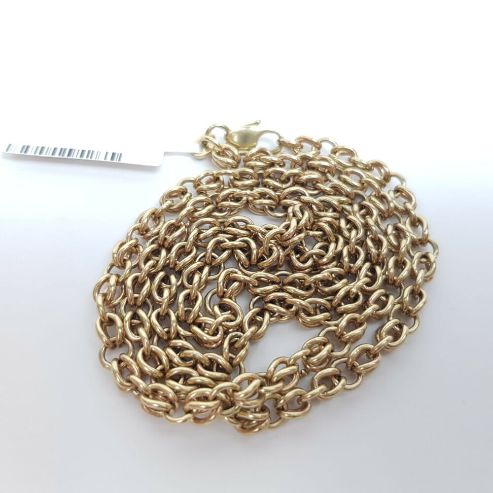 9ct Yellow Gold Cable Link Chain Necklace #52161 - Monty's