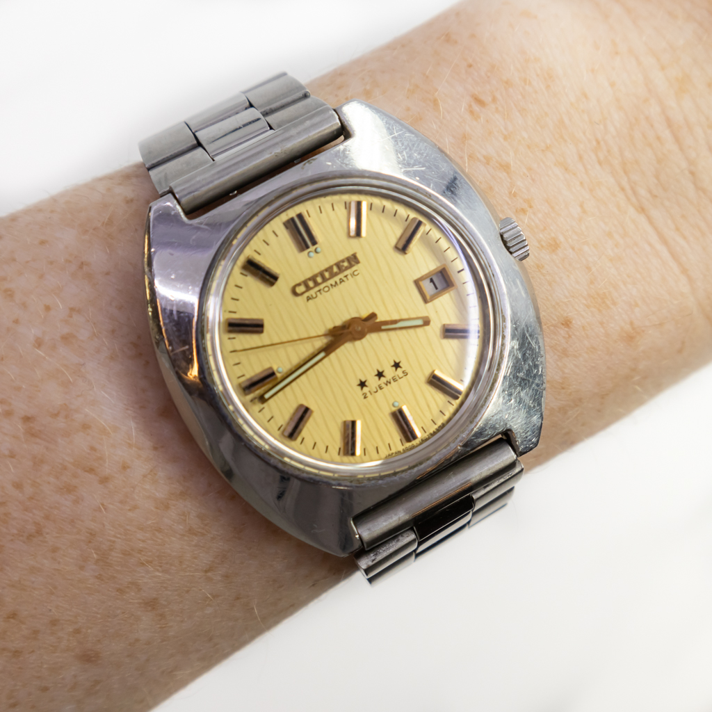 Vintage Citizen Three-Star Automatic 72-6176 21 Jewels Watch 37mm #2422 ...