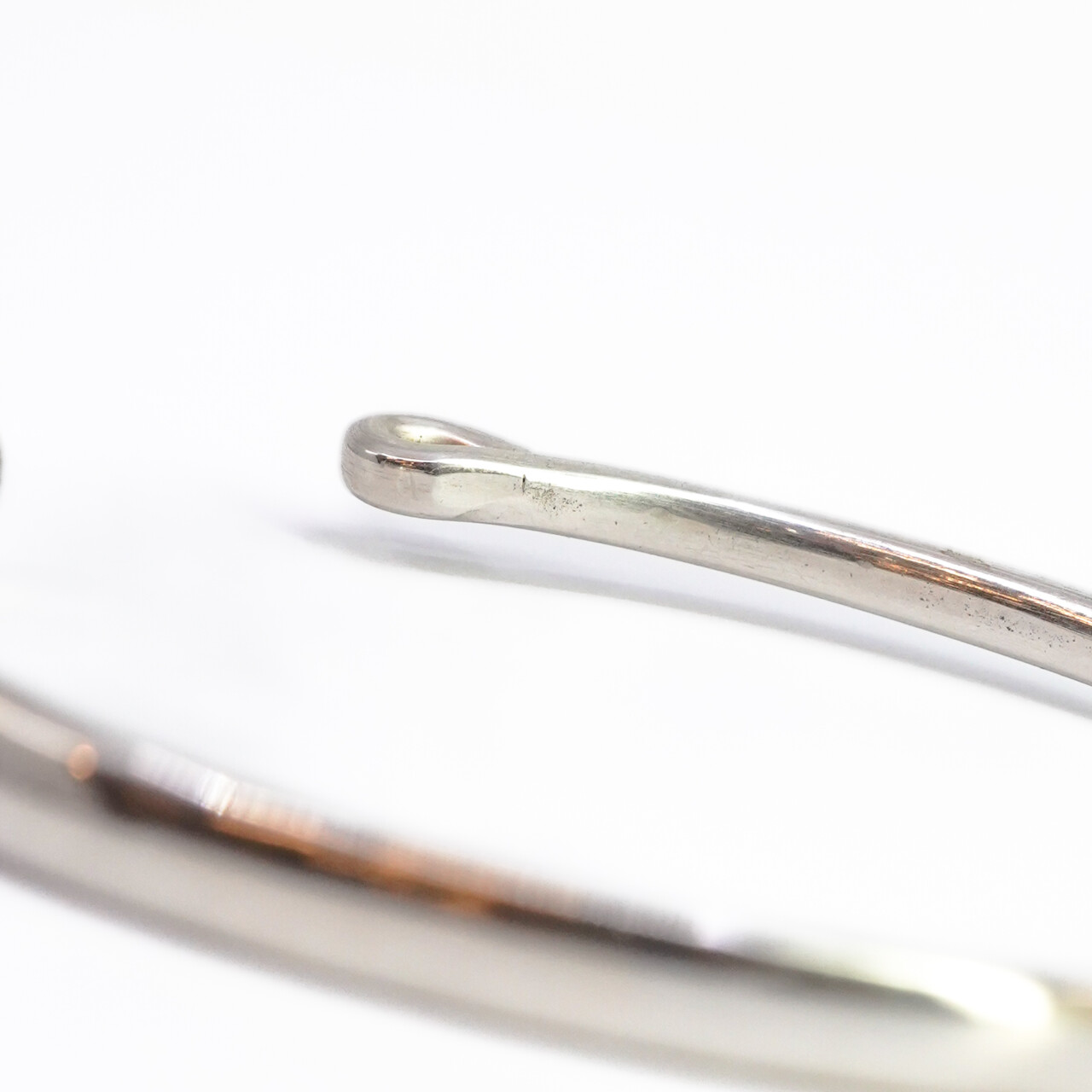 Handcrafted Upcycled Solid 800 Silver & Enamel Bangle Vintage Chopstick ...
