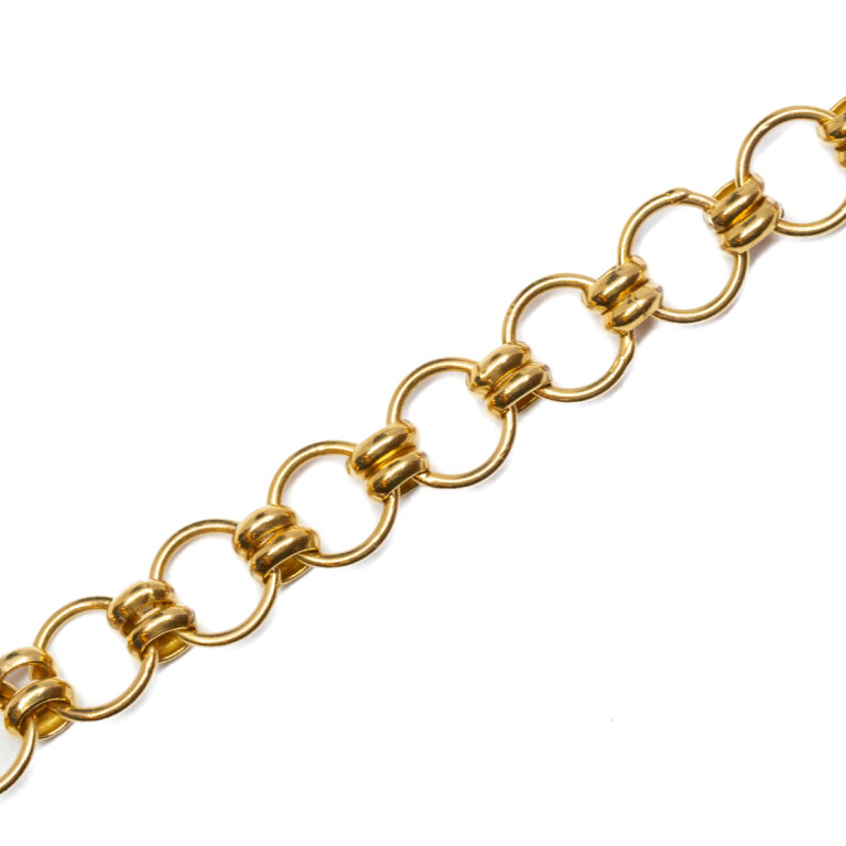 22ct Yellow Gold Round Link Necklace 44cm & 25.9grams #50675 - Monty's