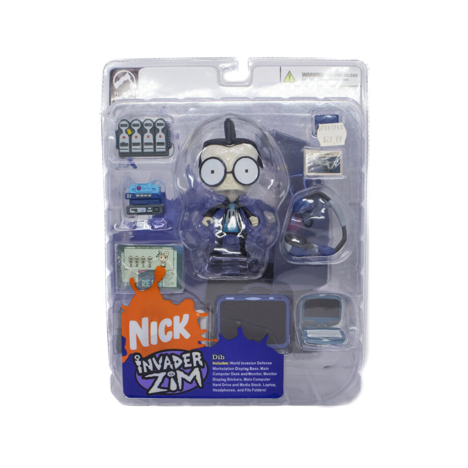 Invader Zim Dib Action Figure By Palisades Nickelodeon #64147 - Monty's