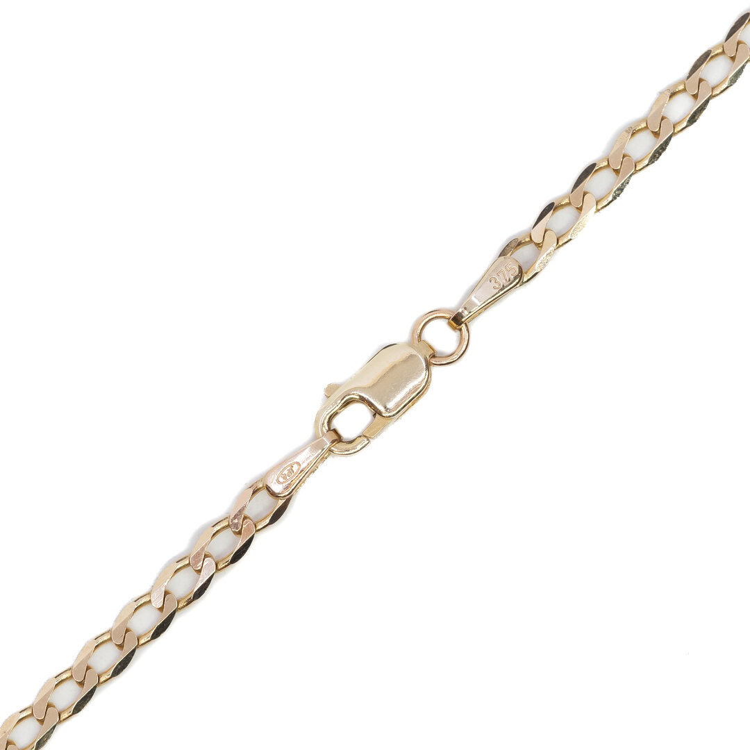 9ct Yellow Gold Curb Link Chain Necklace 70cm #63818 - Monty's