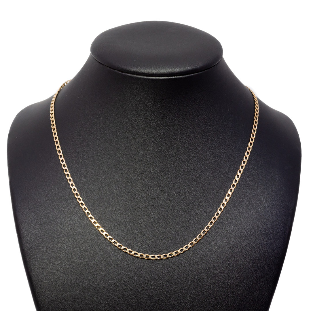 9ct Yellow Gold Curb Link Chain Necklace 70cm #63818 - Monty's