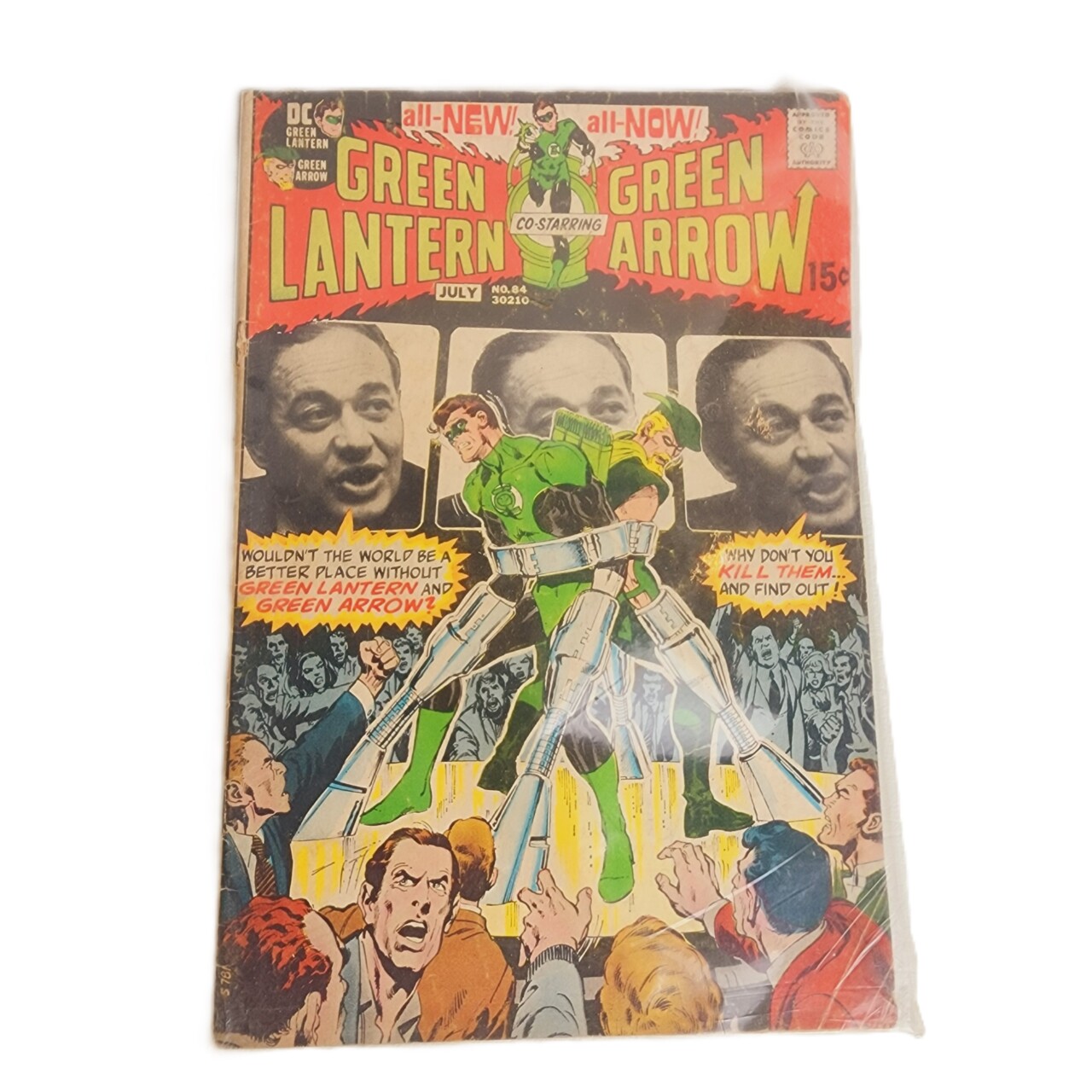 Green Lantern 84 DC 1971 GD VG Neal Adams Denny Oneil Black Canary ...