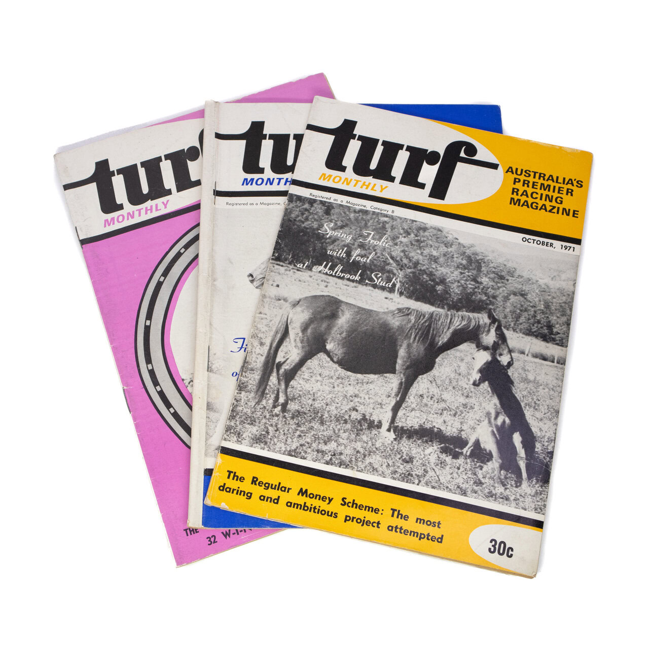 Vintage Turf Monthly Magazine Collection Of 3 From 1971 #64419-2 ...