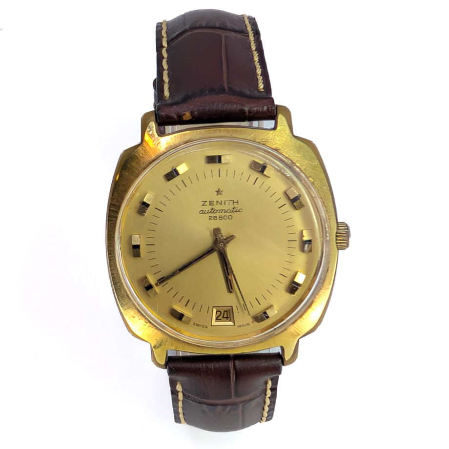 Vintage ZENITH 28800 Automatic Gold 38mm Gents Watch #62781 - Monty's