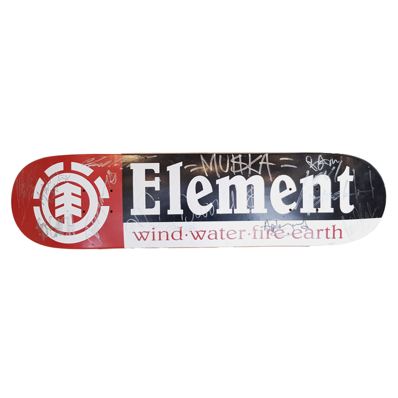 Skateboard Signed By Element Team C/ 2012 - Muska, Margera, Appleyard ...