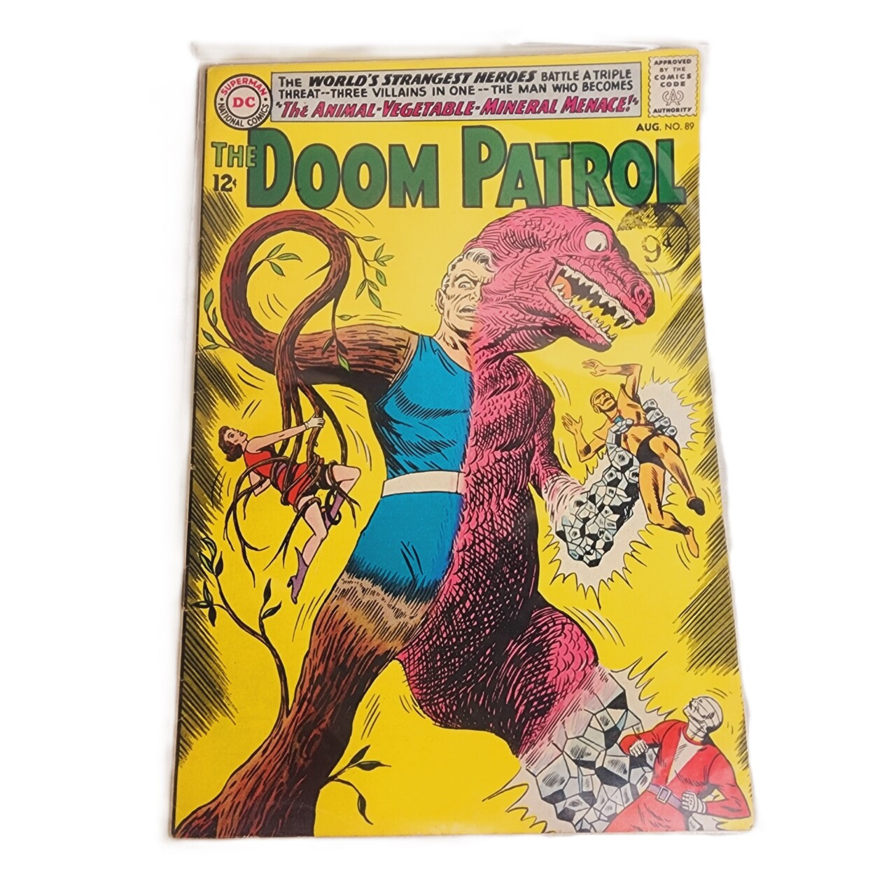 Doom Patrol #89 1st Appearance Of Animal-Vegetable-Mineral Man 1964 ...