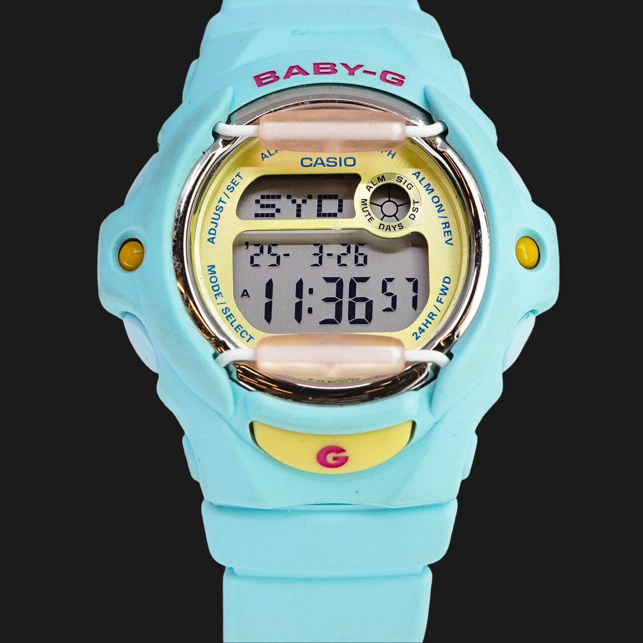 Casio Baby-G BG-169PB Watch – Baby Blue – 42mm – Boxed #66484 - Monty's