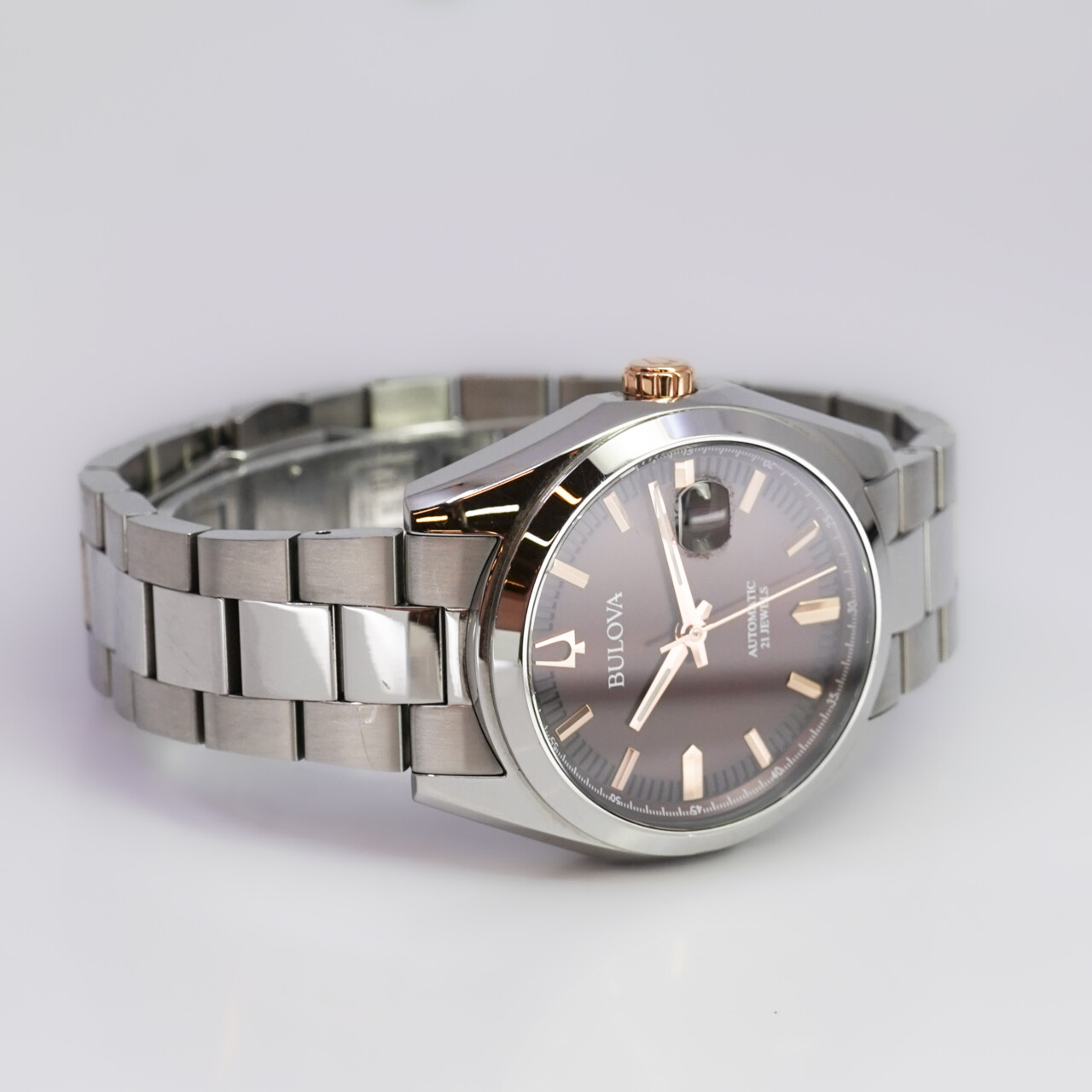Bulova Surveyor 98B422 Quartz Watch – 39mm – Burgundy Dial #66739 ...