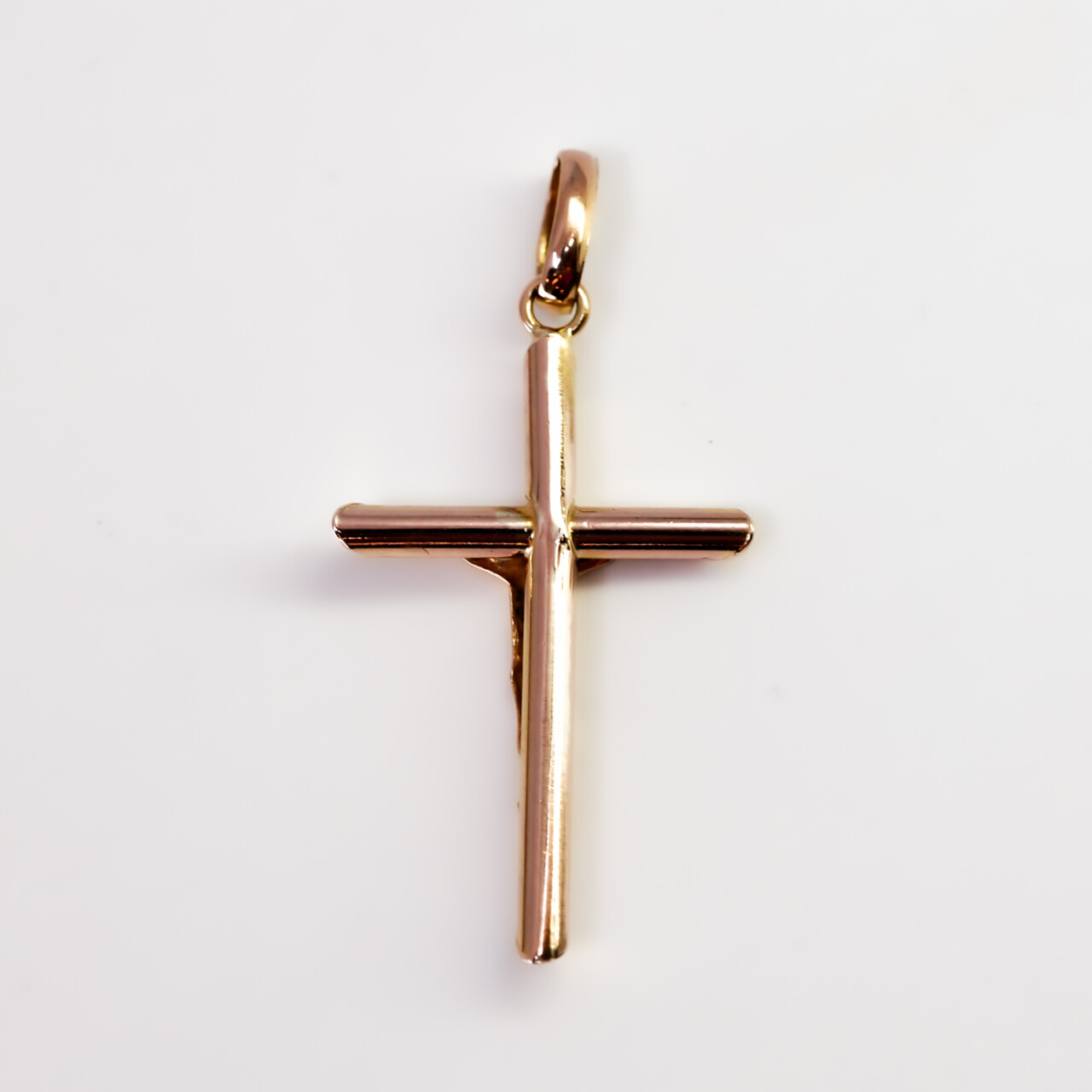 9ct Yellow Gold Crucifix Cross Pendant - Made In Italy #67288 - Monty's