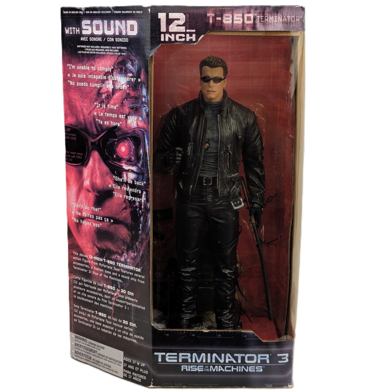 Terminator 3 T-850 12-inch Figurine - McFarlane Toys - Boxed #50426 ...