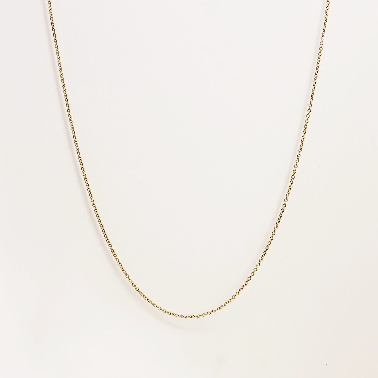 14ct Yellow Gold Cable Link Chain Necklace - 45cm #67520 - Monty's