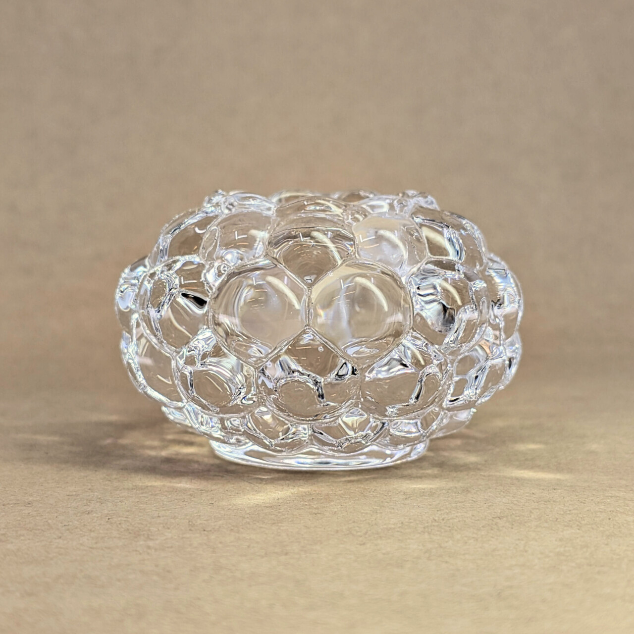 Orrefors Raspberry Votive Candle Holder – Unlead Crystal #68084 - Monty's