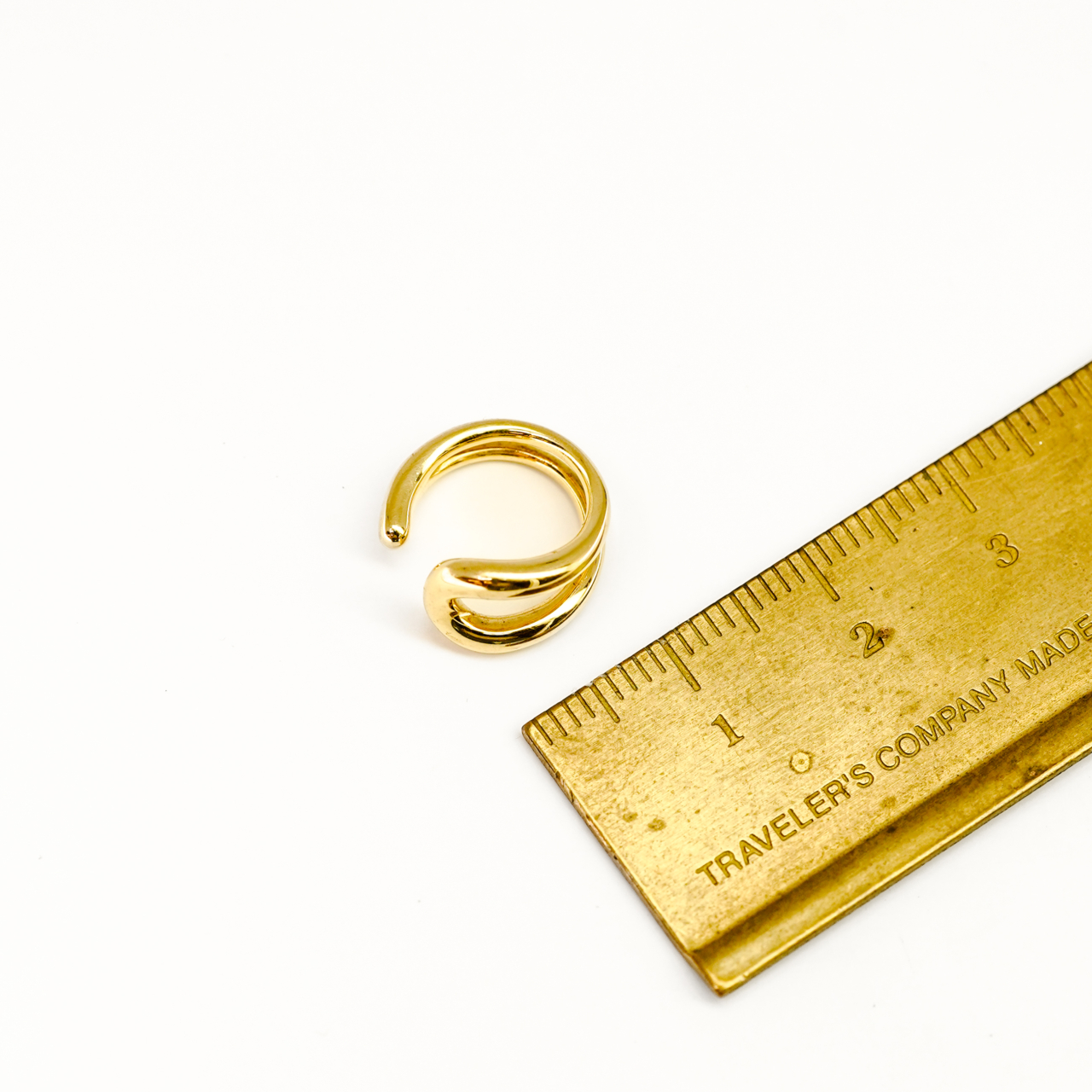 Georg Jensen 18ct Yellow Gold Adjustable Mercy Ear Cuff #67756 - Monty's