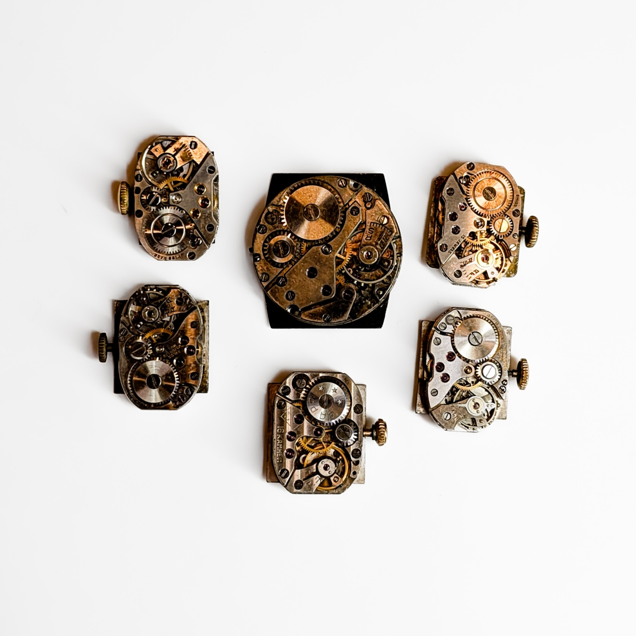 Vintage & Antique Watch Movements And Dials – Job Lot Of 6 – Mixed ...