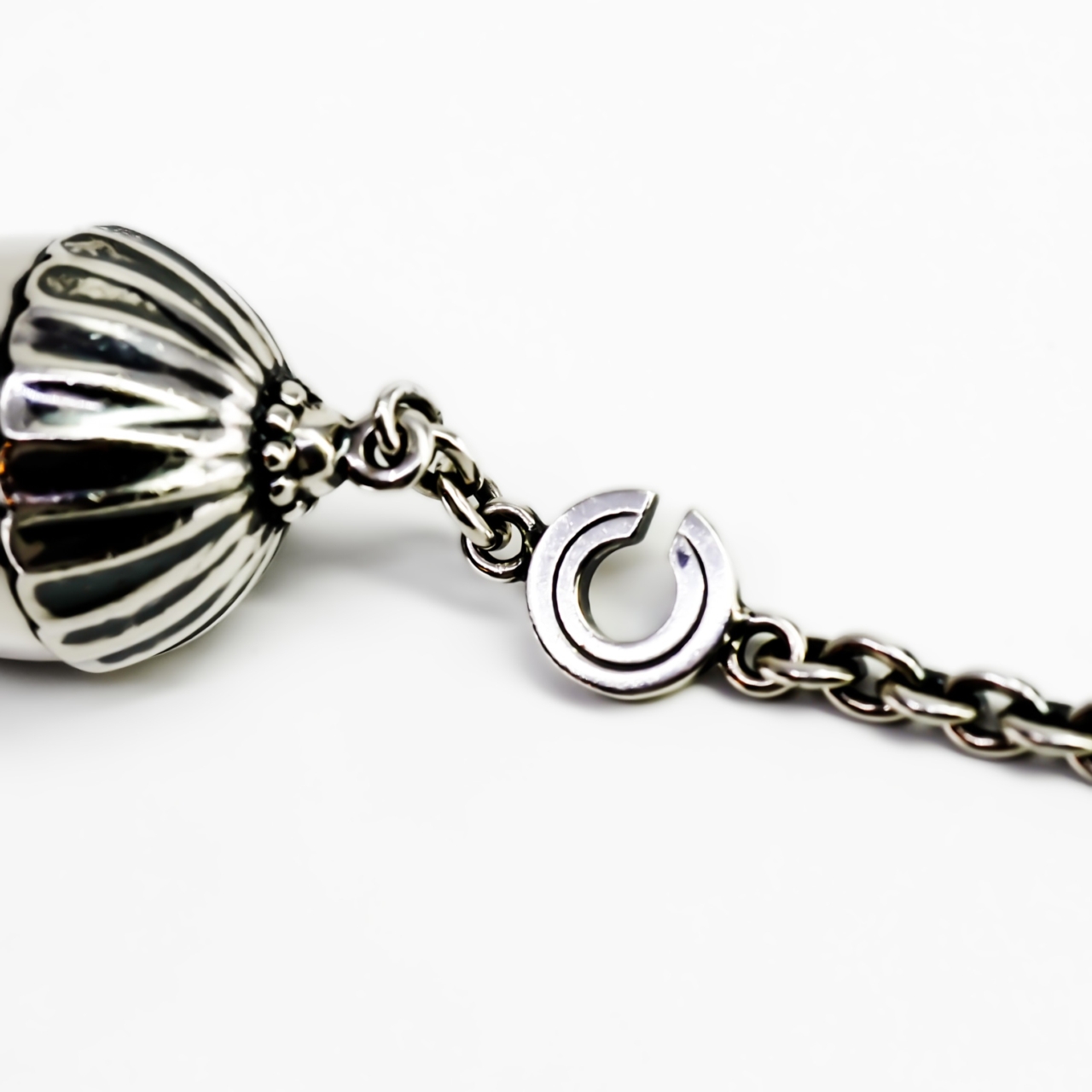 Georg Jensen Sterling Silver Oak Chain RRP $550 #68512 - Monty's