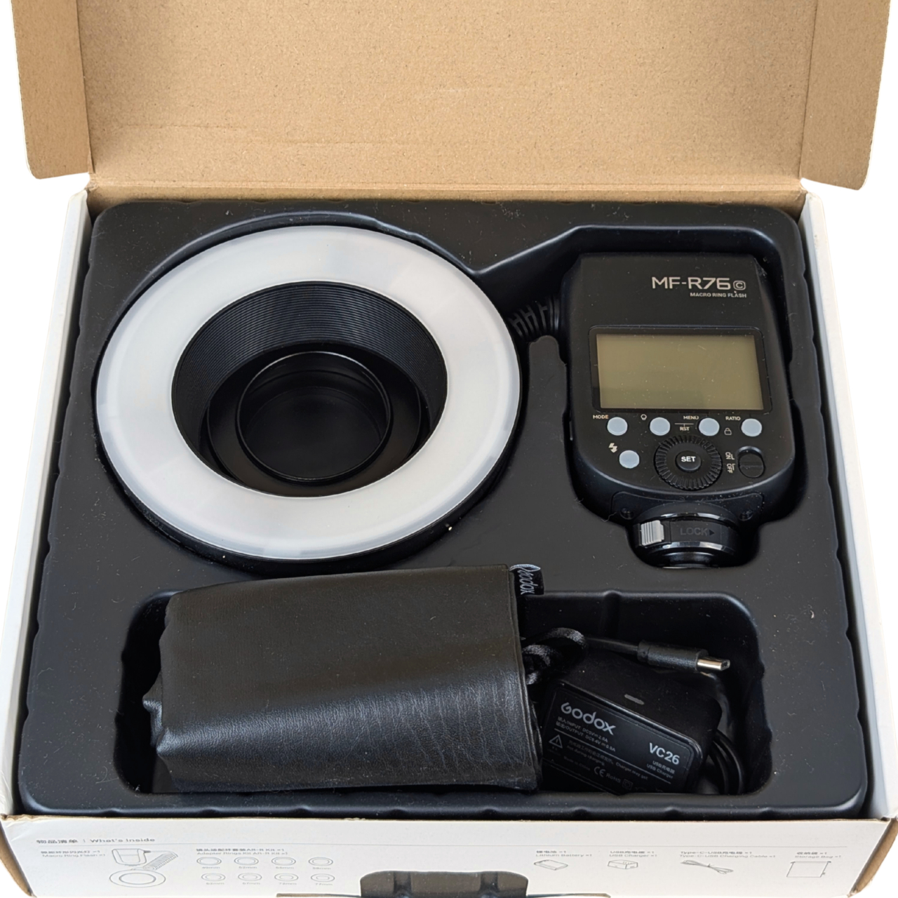 Godox MF-R76C TTL Macro Ring Flash For Canon – Boxed #67845 - Monty's
