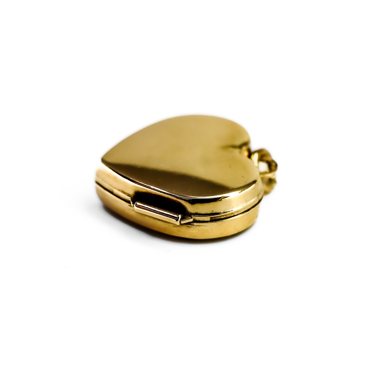 Vintage 9ct Yellow Gold “I Love You” Heart Locket Pendant #69346 ...