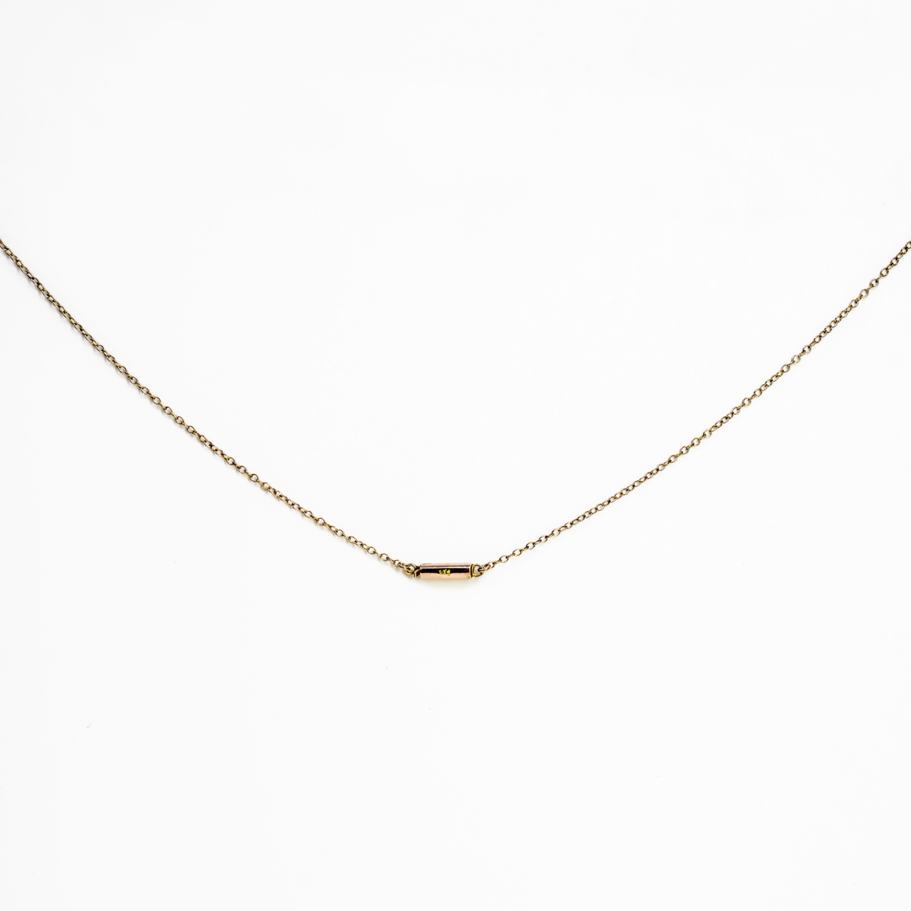 Vintage 9ct Yellow Gold Cable Link Chain Necklace #69066 - Monty's