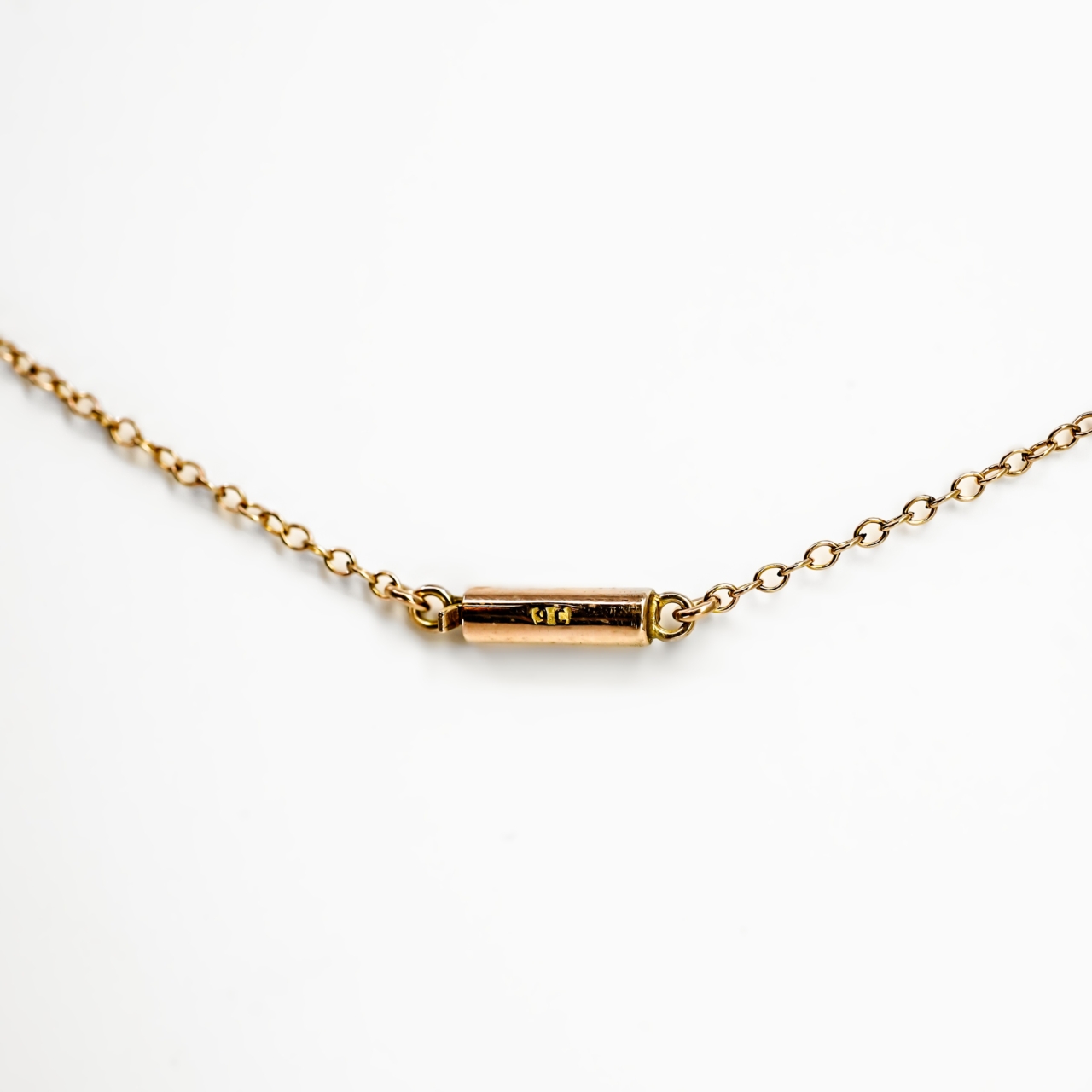 Vintage 9ct Yellow Gold Cable Link Chain Necklace #69066 - Monty's