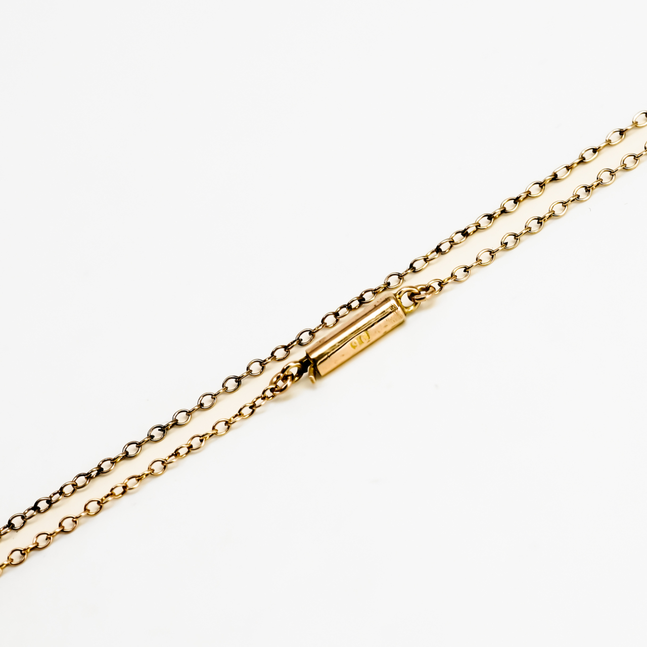 Vintage 9ct Yellow Gold Cable Link Chain Necklace #69066 - Monty's