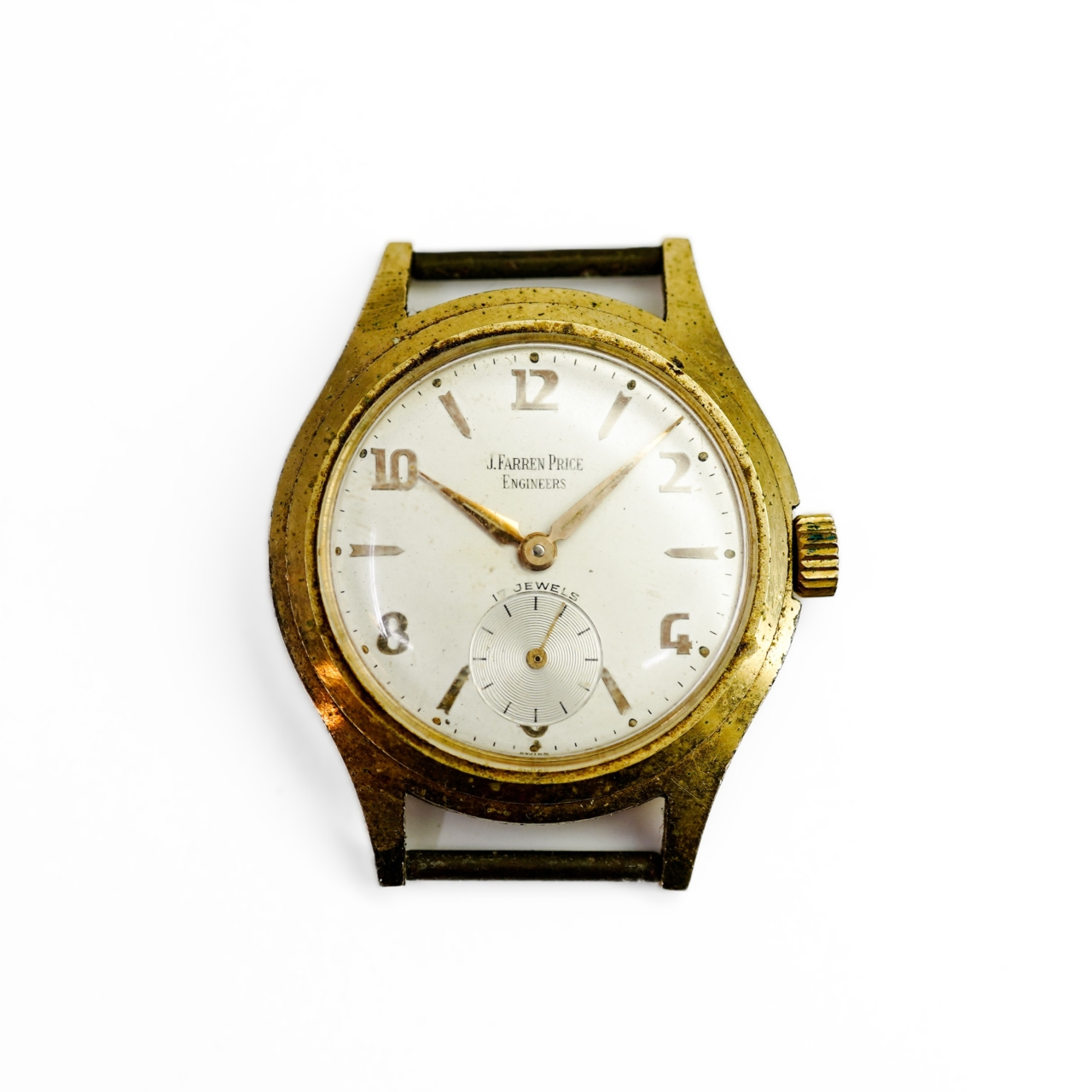 Vintage J. Farren Price Engineers Mens Watch 32mm - For Parts #69817 ...